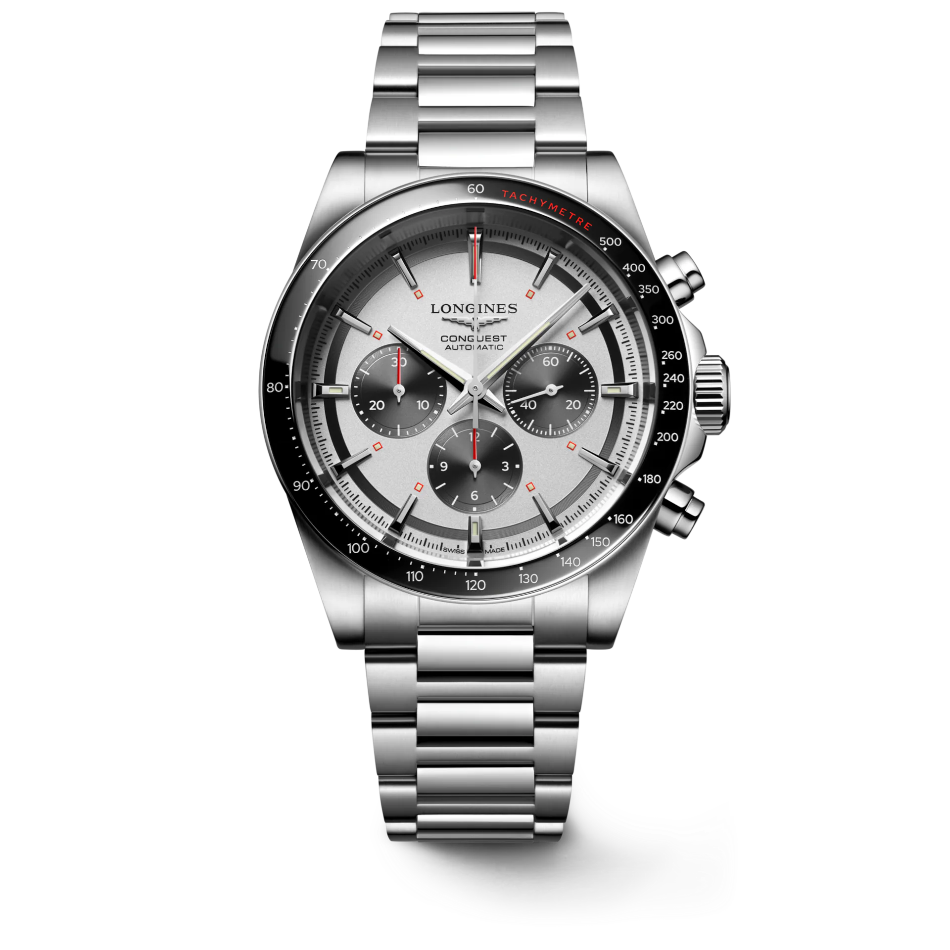 Longines Conquest Men's Automatic Watch L38354726 – J.H. Young Jewellers